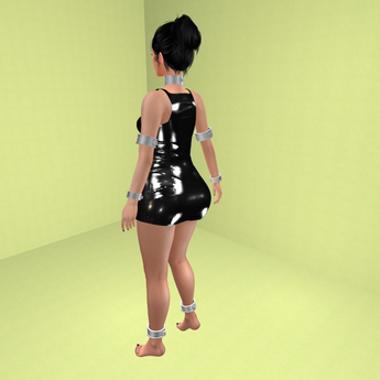 Second Life Marketplace - [ANNA] Steel cuffs and collar complete set